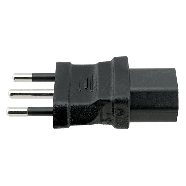 IEC C13 to Italy CEI 23-50 Plug Adapter – SIGNAL+POWER