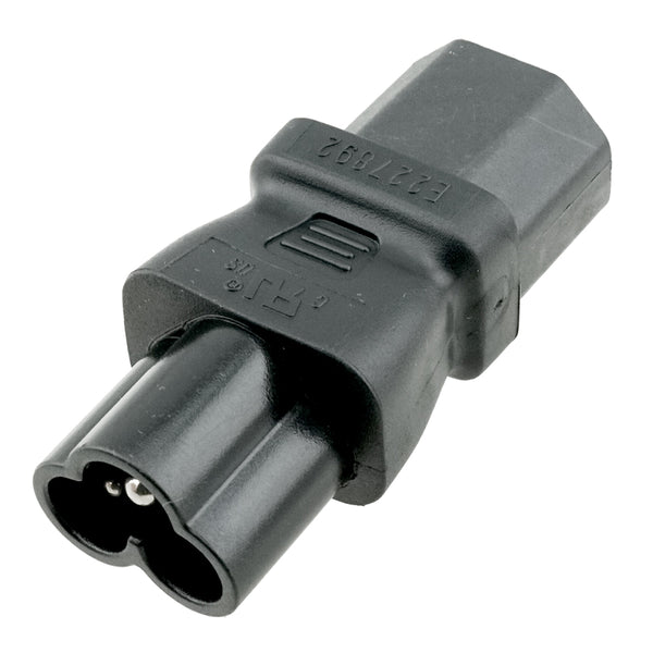 IEC C13 to IEC C6 Plug Adapter – SIGNAL+POWER