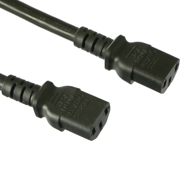 IEC C14 to C13 X2 Splitter 15 Amps - 14 in – SIGNAL+POWER