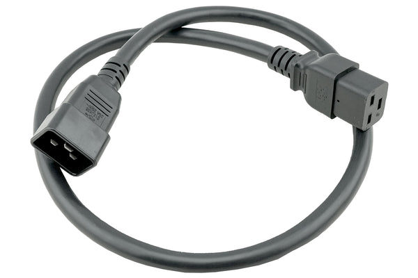 GLOBAL IEC C20 to C19 16A Cords: Multiple Colors + Lengths – SIGNAL+POWER