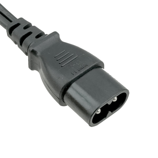 IEC C8 To IEC C7 Power Cord | 6ft | SIGNAL+POWER