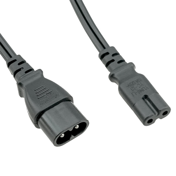 IEC C8 To IEC C7 Power Cord | 6ft | SIGNAL+POWER