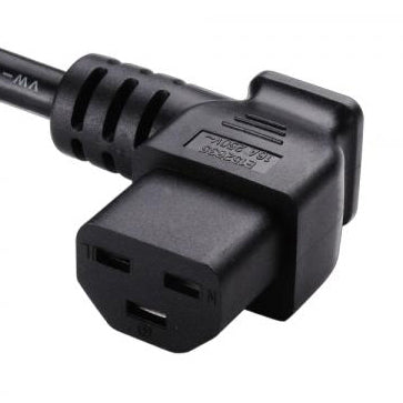Left Angle IEC C21 Power Cord Receptacle (YC-25L-1) – SIGNAL+POWER